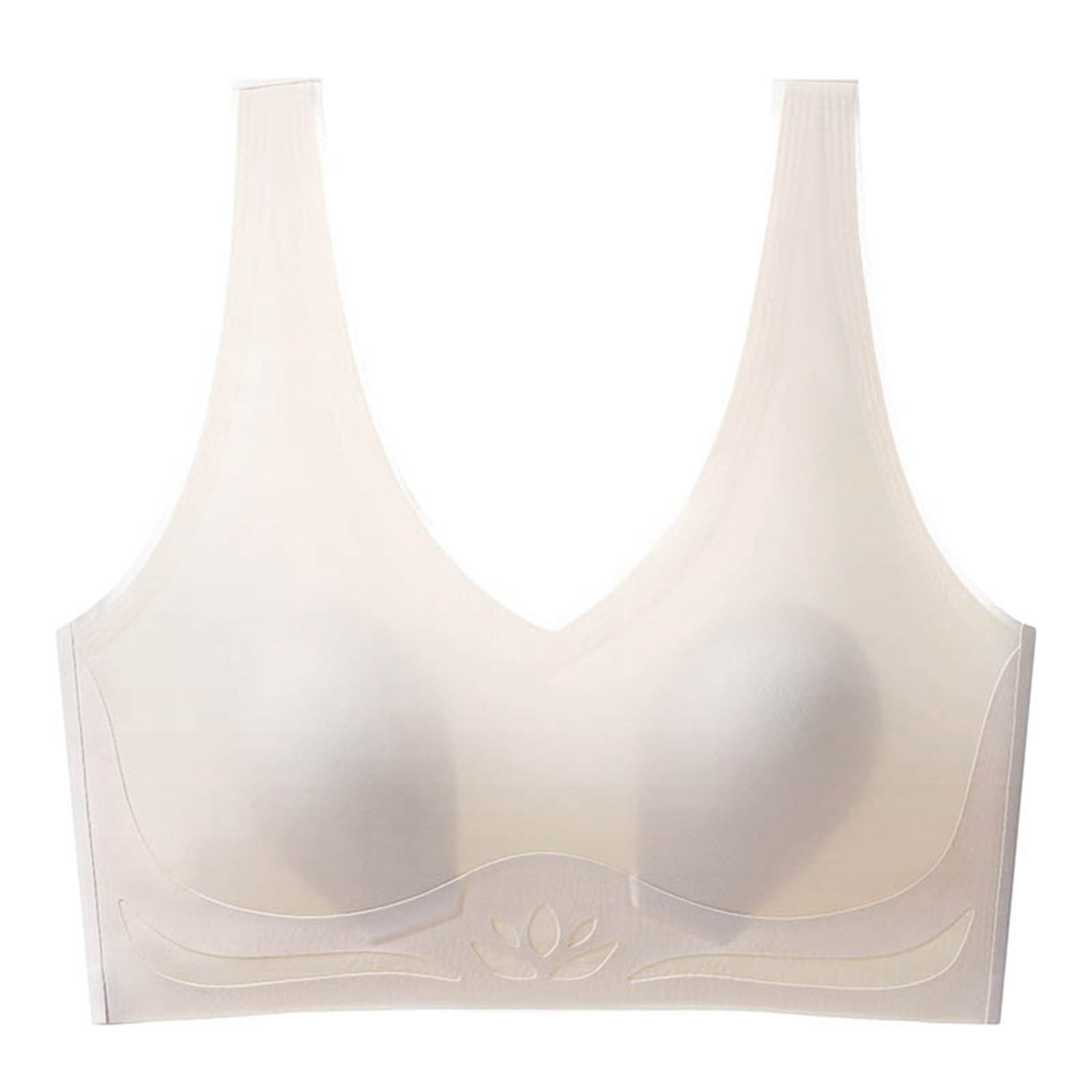 Sports Bra Women Ultra Thin Traceless Beautiful Back Rabbit Ear Sagging ...