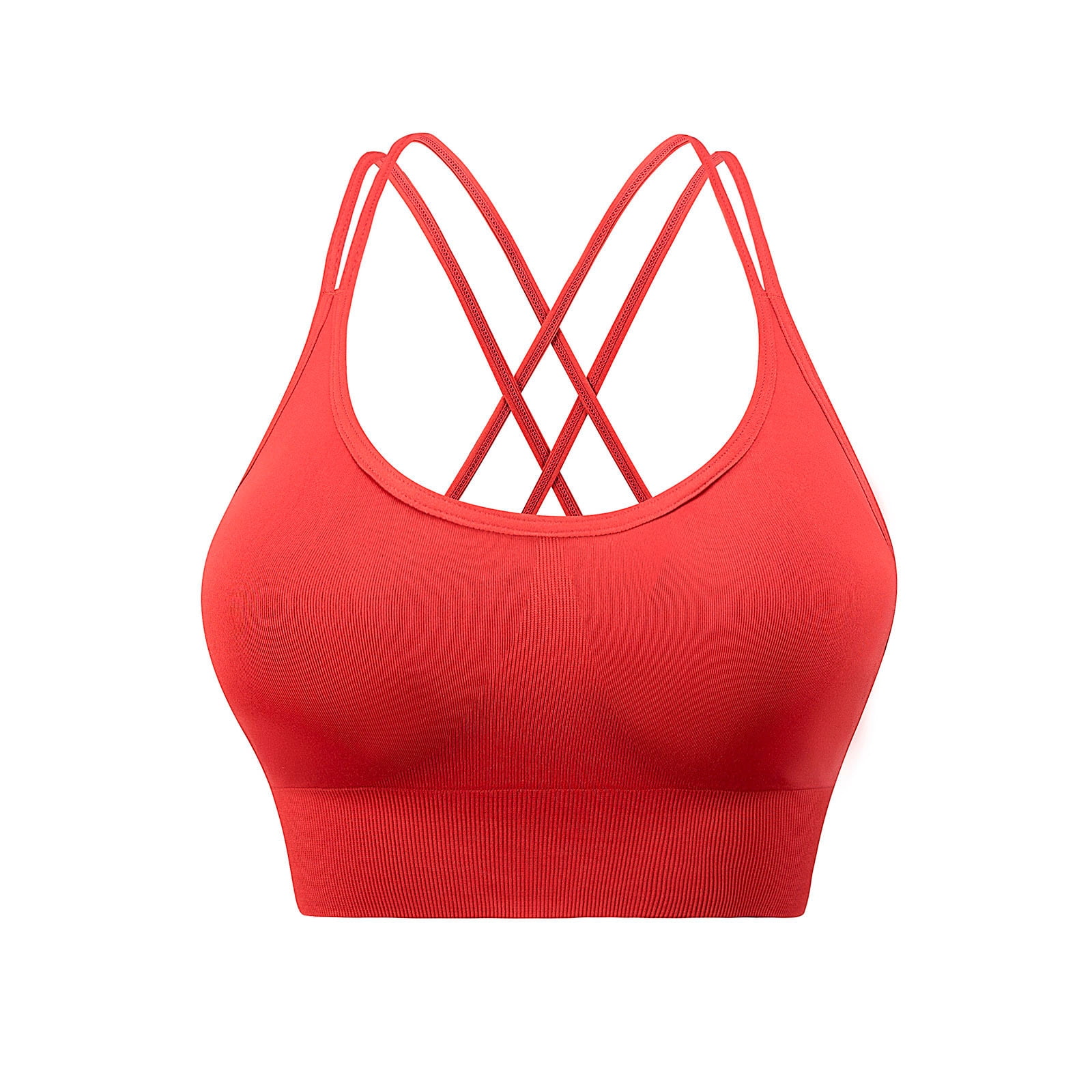 Sports Bra for Women 2024 New Medium Support Criss Cross Strappy Bras ...