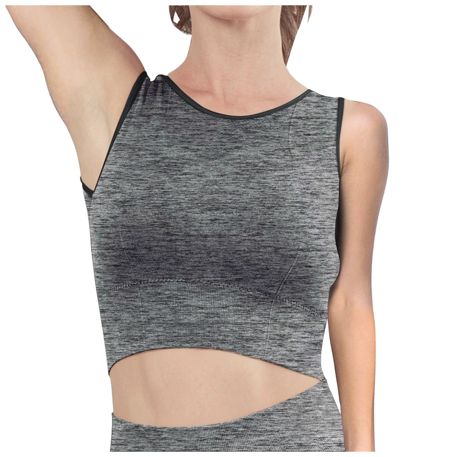 Sports Bra for Women, Longline Padded Strappy Sports Bras Medium ...