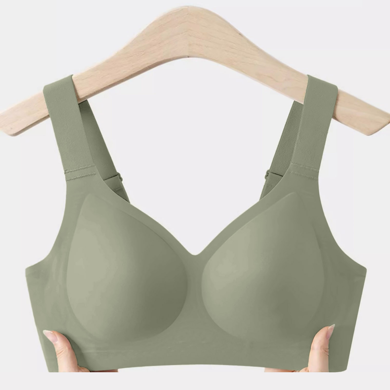 Sports Bras For Women Seamless Buttery Soft Wireless Sports Gym Support ...