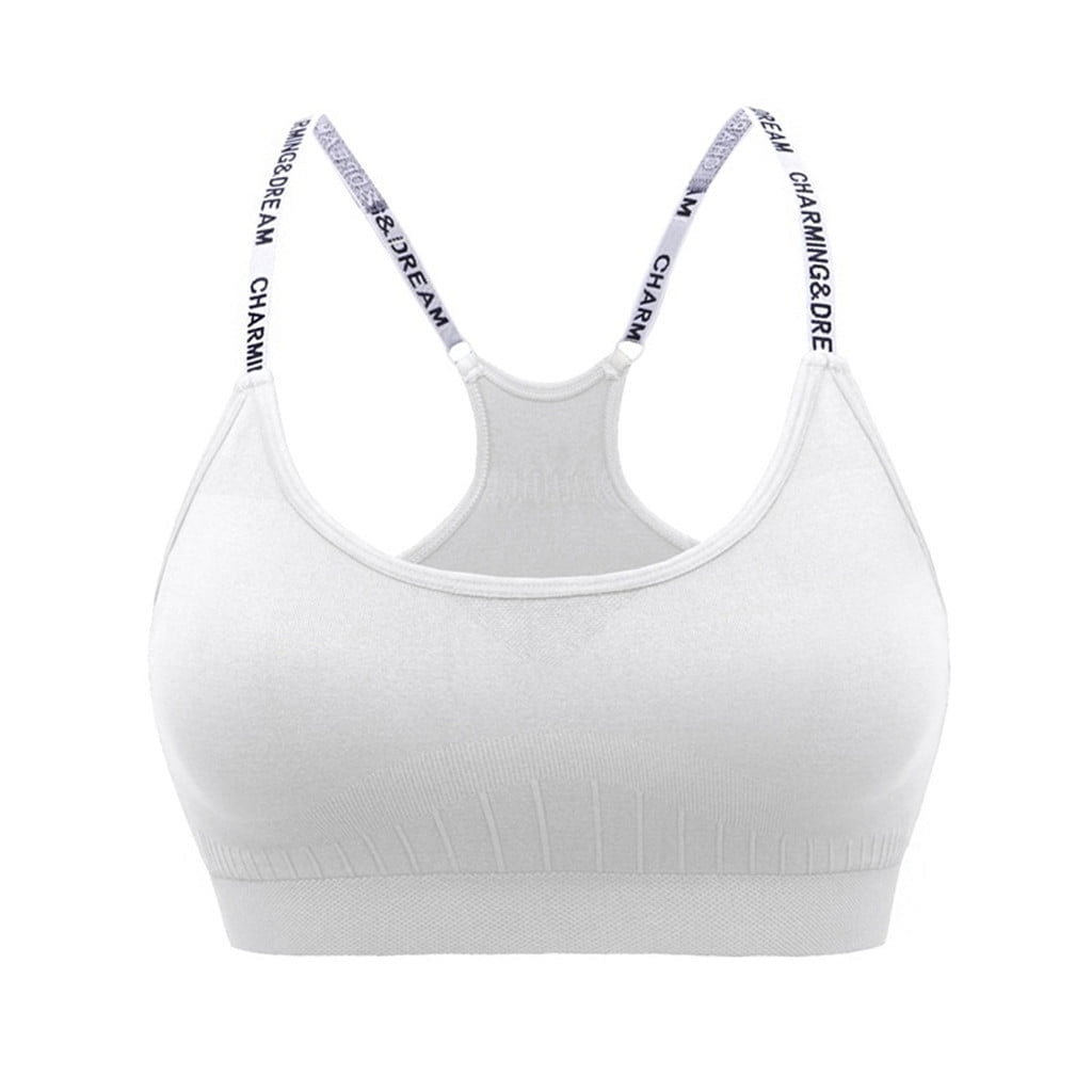Sports Bras - Padded Seamless High Support for Yoga Workout Fitness ...