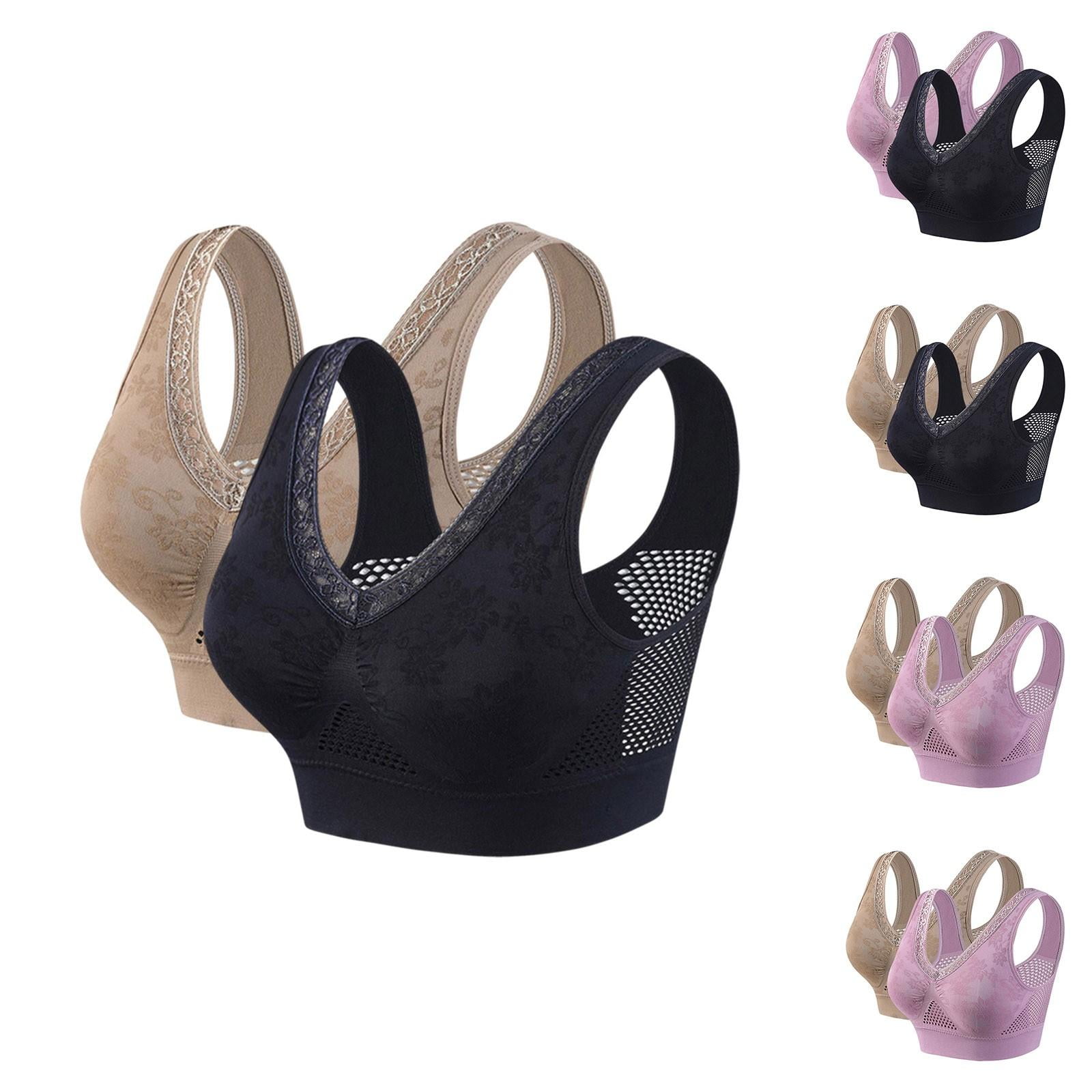 Sports Bras for Women Multipack Plus Size Middle Aged And Elderly ...