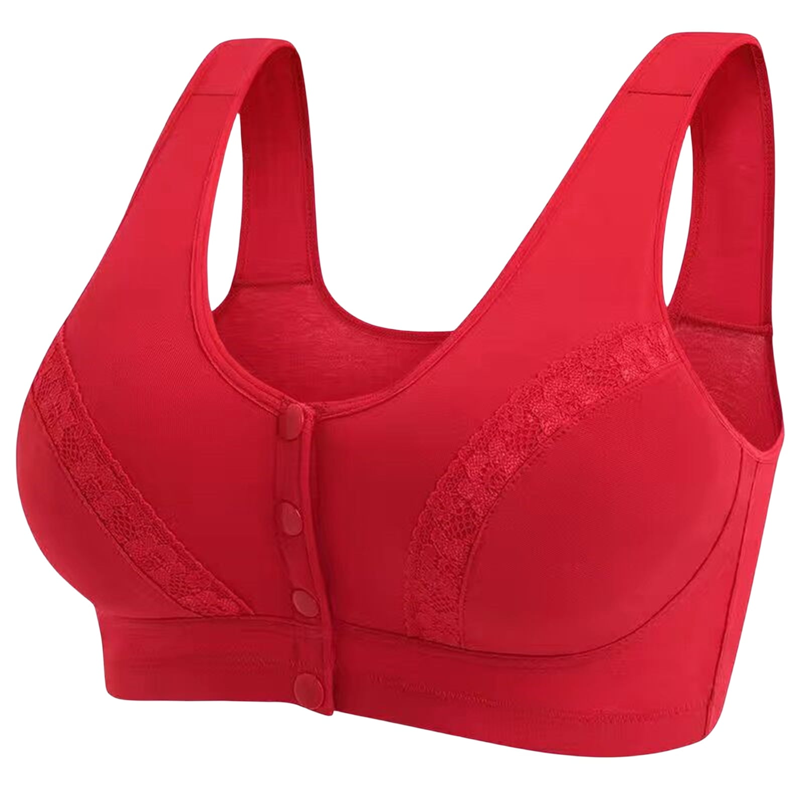 Sports Bras for Women High Support Front Closure Bralette Bra Plus Size ...