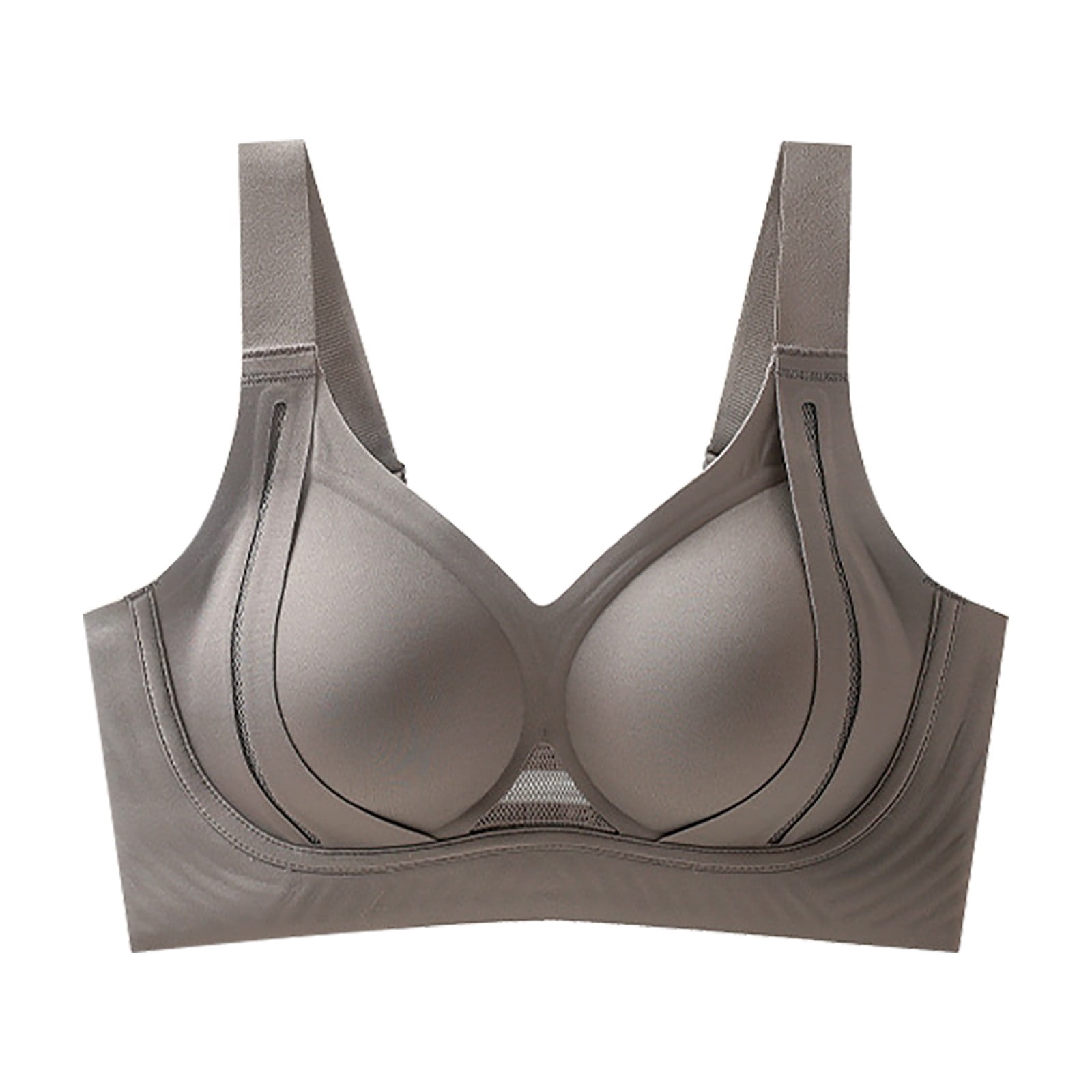 Sports Bras for Women Large Bust Lifting Gathering Adjustable Strap ...