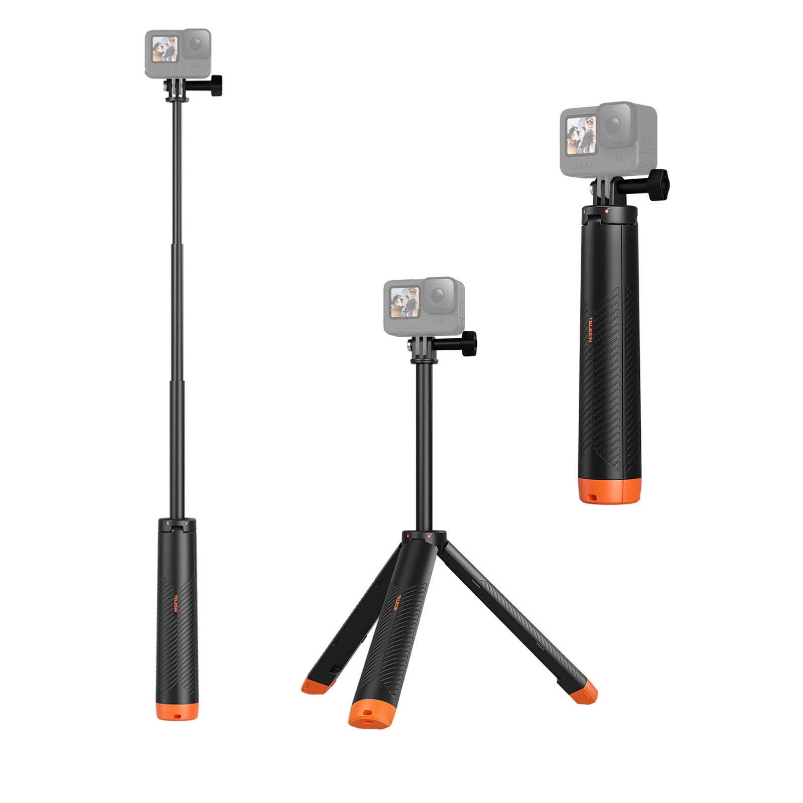 Sports Camera Floating Selfie Stick Tripod Stand Max. 61cm/ 24inch ...