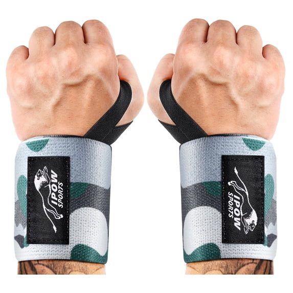 Sports Camouflage Wrist Wraps for Weightlifting - 18