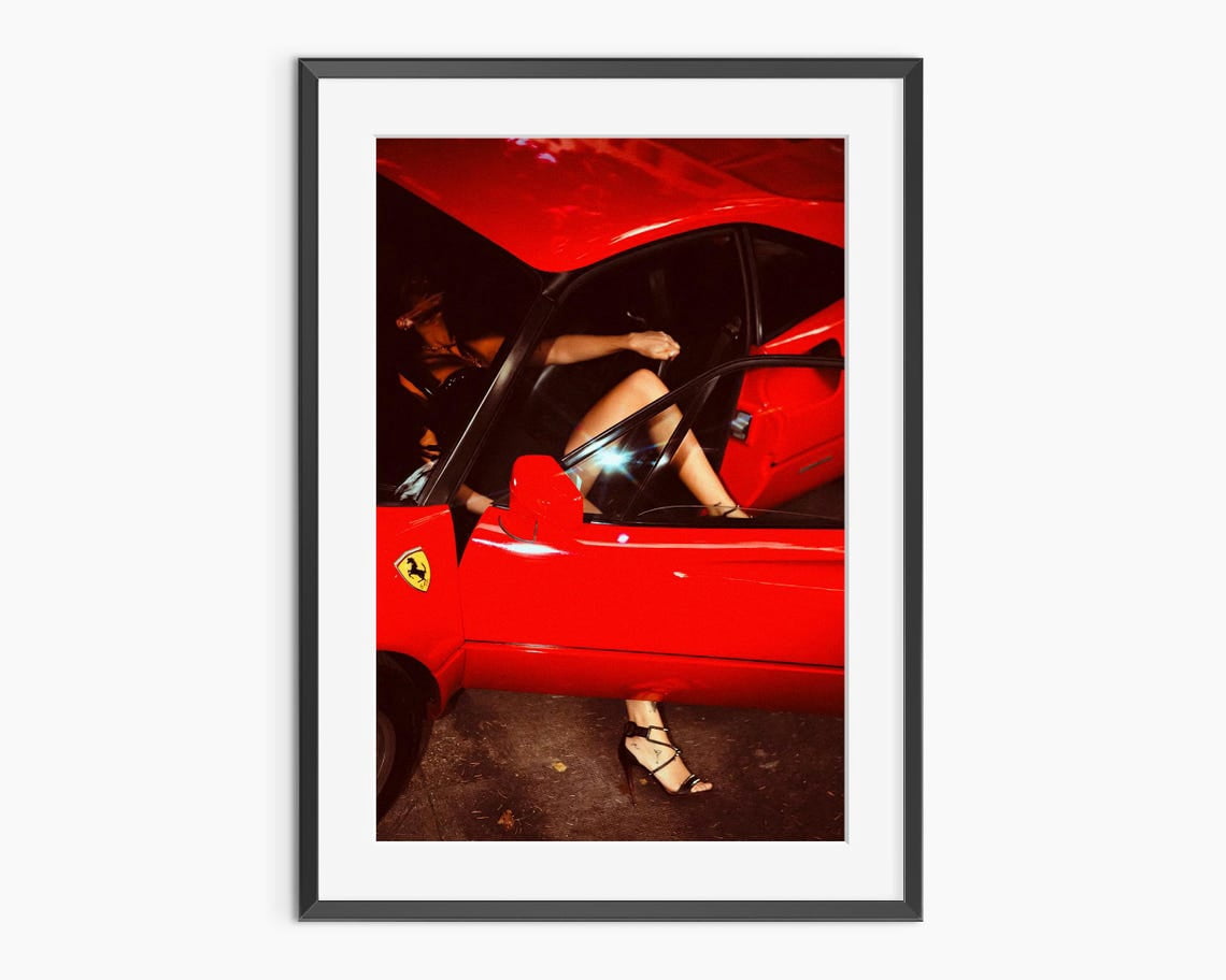 Sports Car Automotive Photography Luxury Wall Decor, Unframed Poster ...