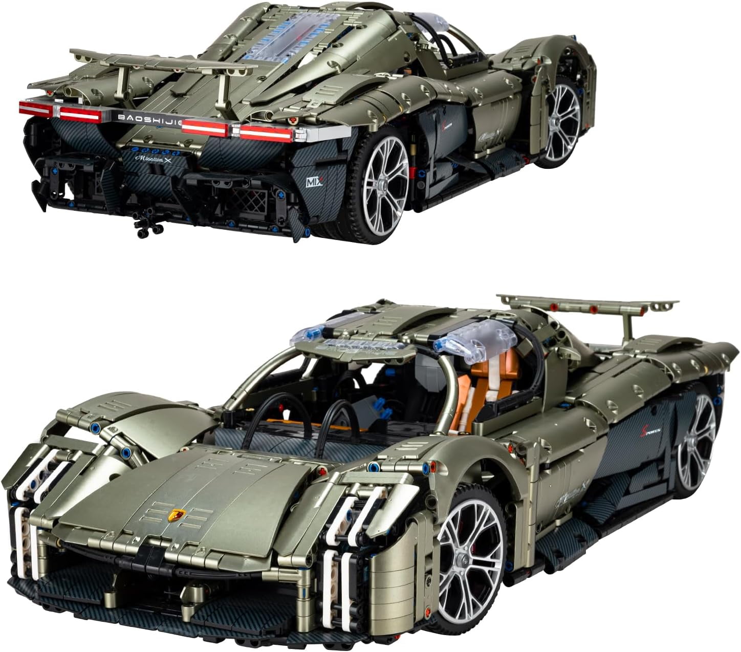 Sports Car Building Kit,1:8 Scale Model Sports Technic Car,Adult ...