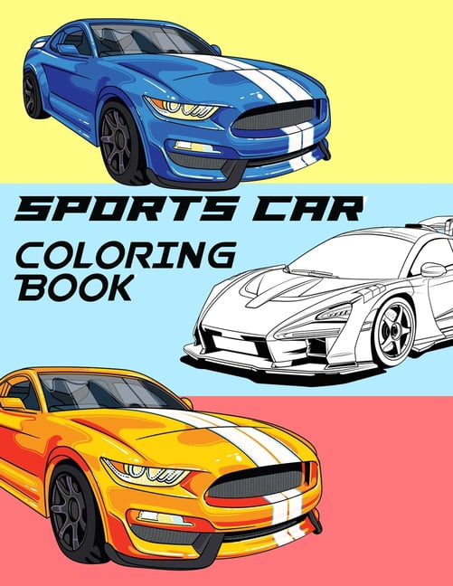 Sports Car Coloring Book: Classic Curves and Modern Lines - A Spectrum ...