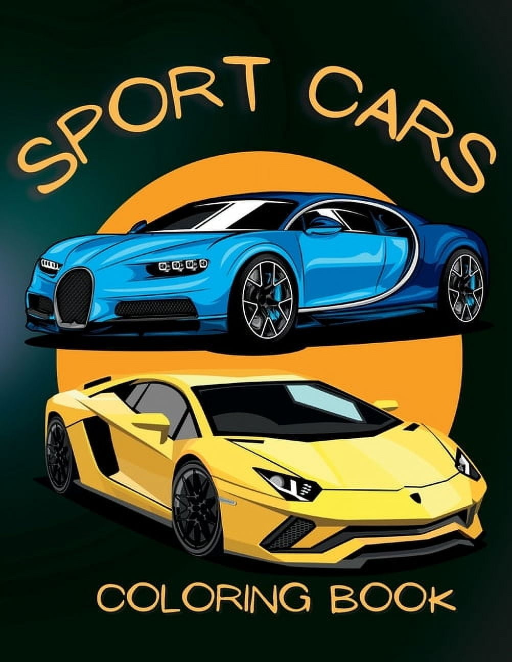 Sports Car Coloring Book: From Muscle Cars to Supercars, Color Your ...