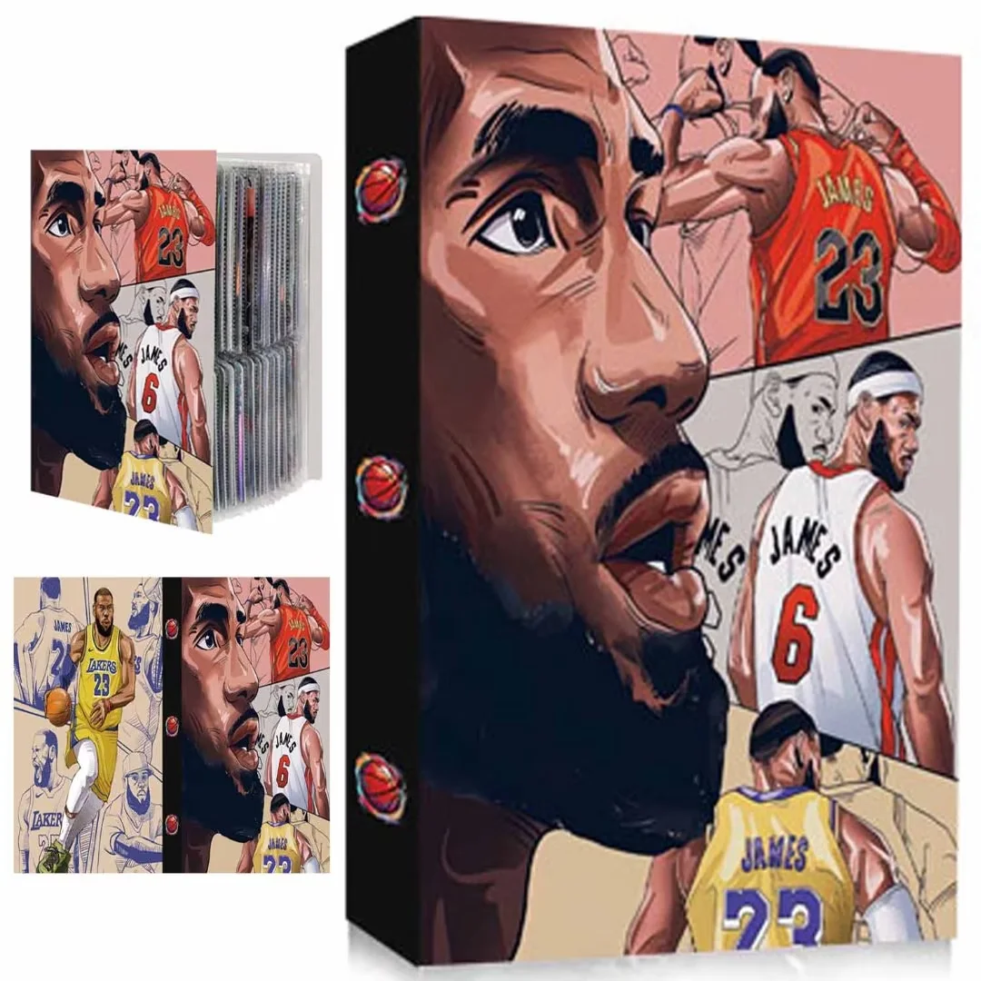 Sports Card Binder, Folder Book Collectible Card Album, 4-Pocket with ...