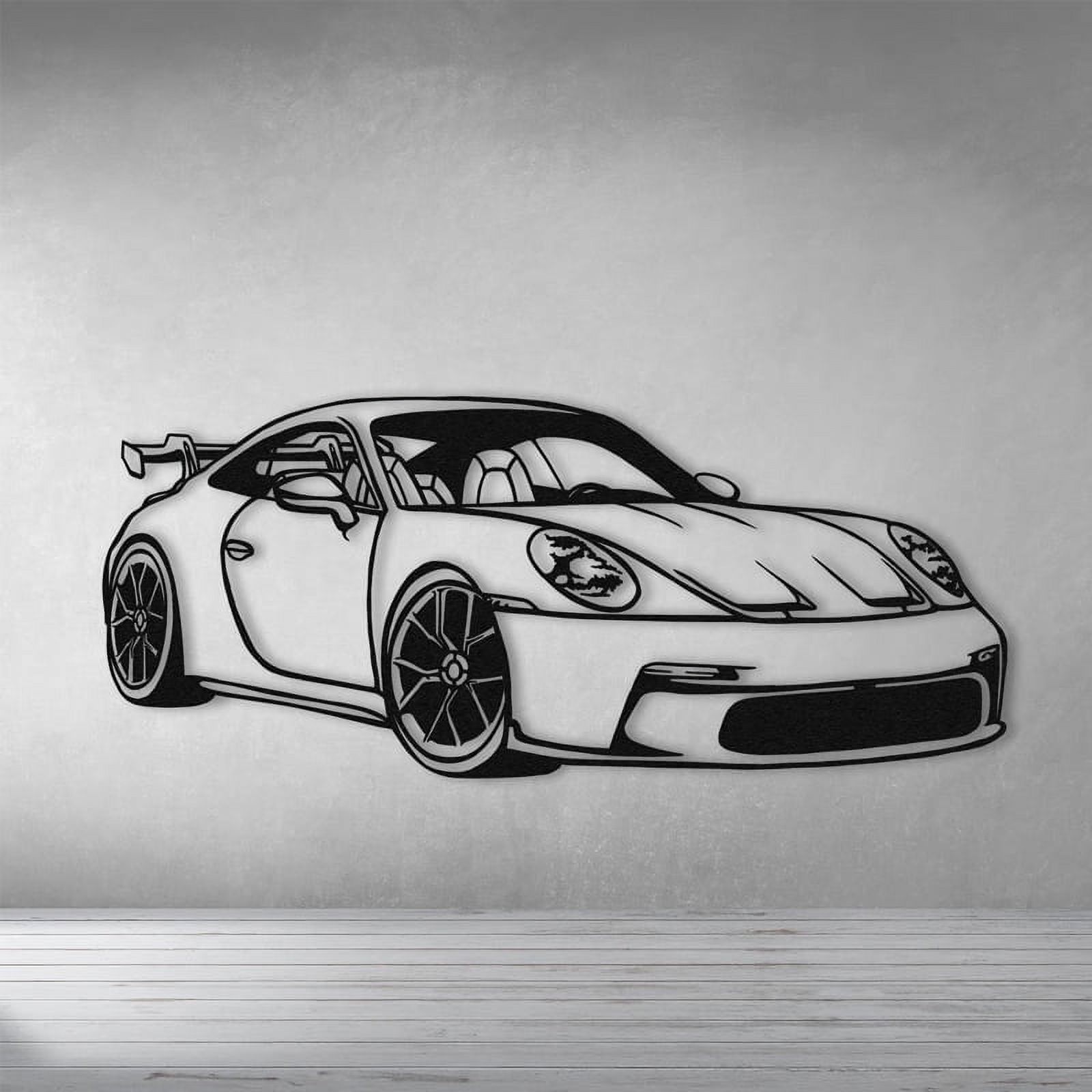 Sports Cars Wall Decals Vinyl Art Home Decor Living Room Kids Bedroom ...
