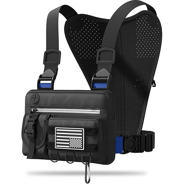 Sports Chest Bag For Men, Running Vest Bag with Water Resistant ...