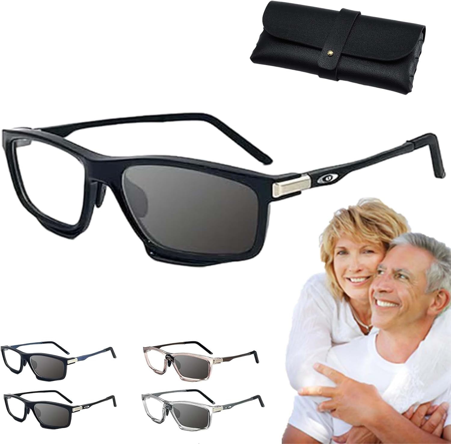 Sports Color-Changing Multi-Focal Reading Glasses, Color-Changing Anti ...