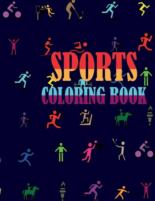 Sports Coloring Book: Amazing Coloring Pages For Kids, Baseball ...