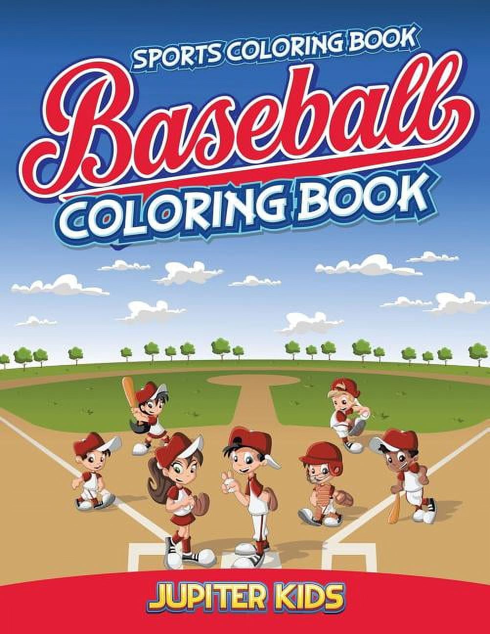Sports Coloring Book: Baseball Coloring Book (Paperback) - Walmart.com