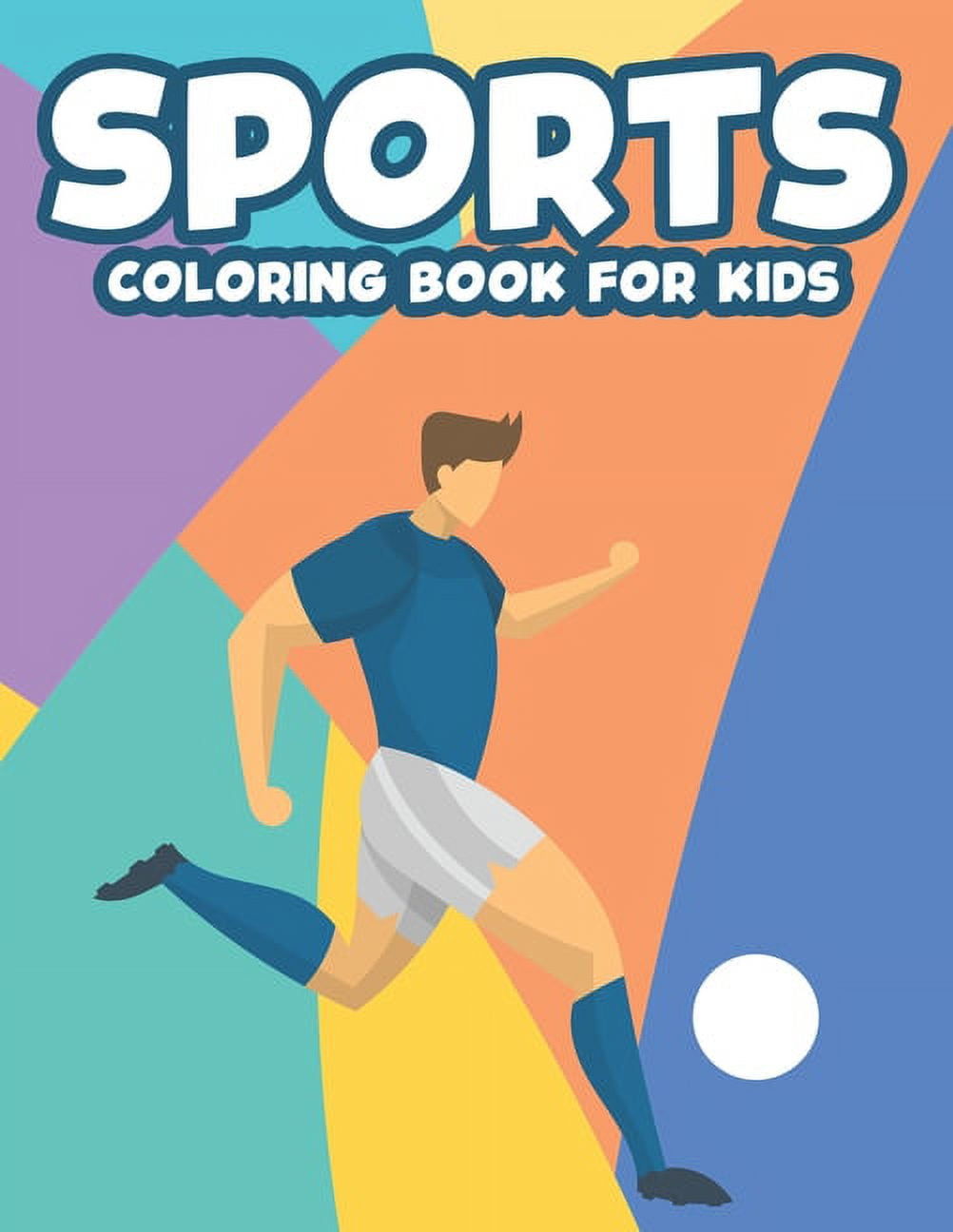Sports Coloring Book For Kids: Illustrations For Children To Color And ...