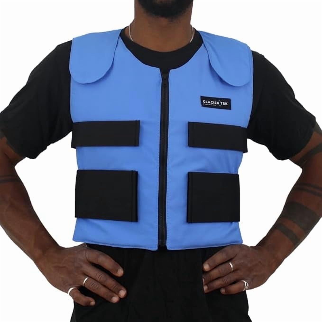 Glacier Tek Cool Vest, Personal Cooling - 59 Degrees for 2.5 Hours - 8 ...