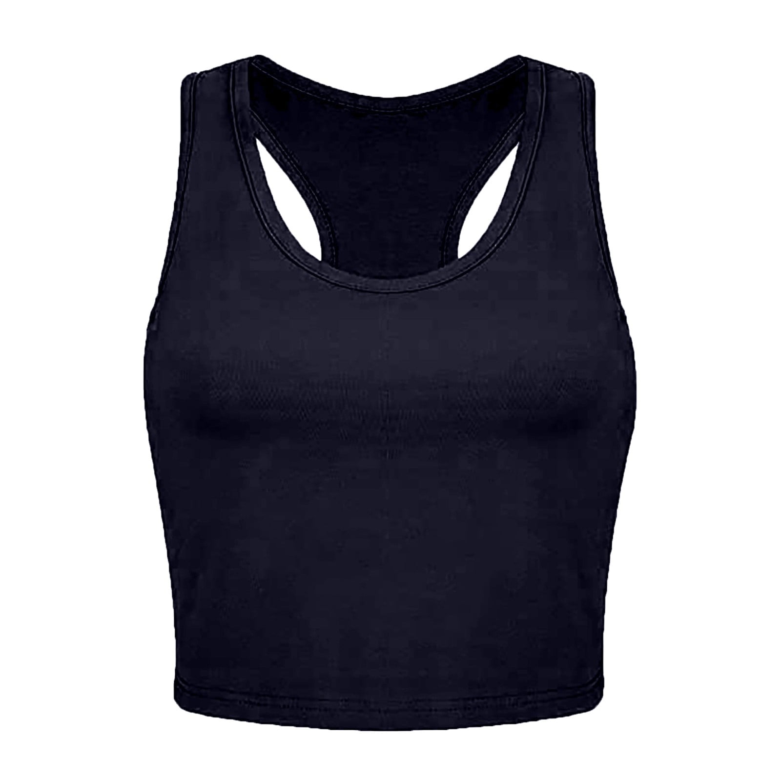 Sports Crop Tank Tops For Women's Cropped Workout Fitness Vest 2025 ...