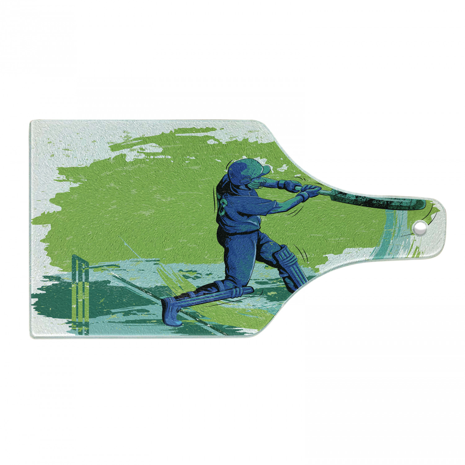 Sports Cutting Board, Cricket Player Pitching Win Game Champion Team ...