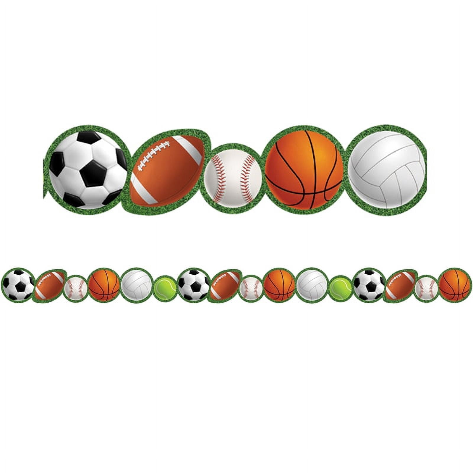 Sports Die-Cut Border Trim, 35 Feet | Bundle of 10 Packs - Walmart.com