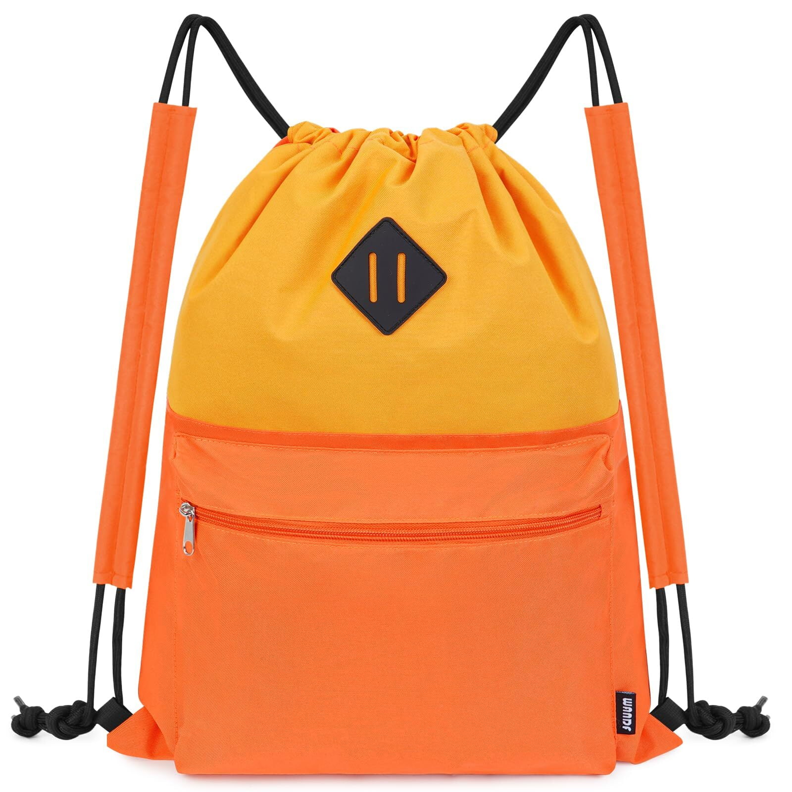 Sports Drawstring Backpack with Wet Pocket Shoulder Pad Gym String ...
