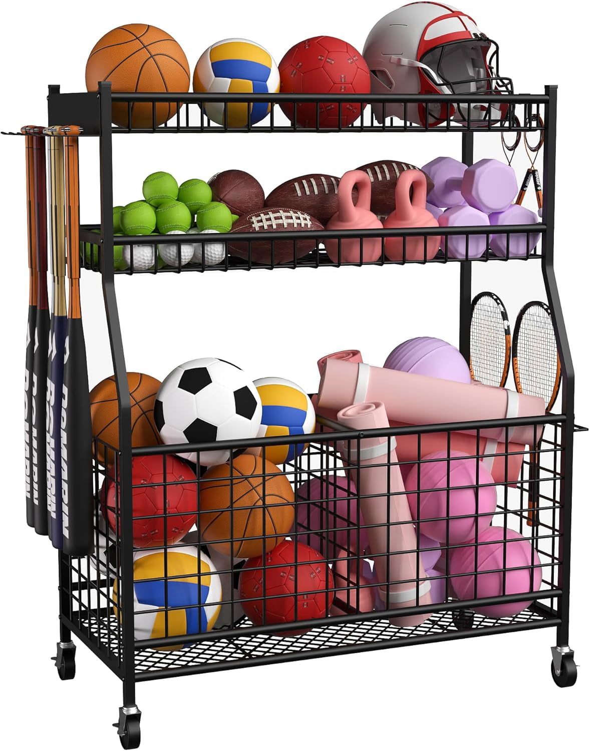 Sports Equipment Organizer,Garage Organizers and Storage,Sports Ball ...