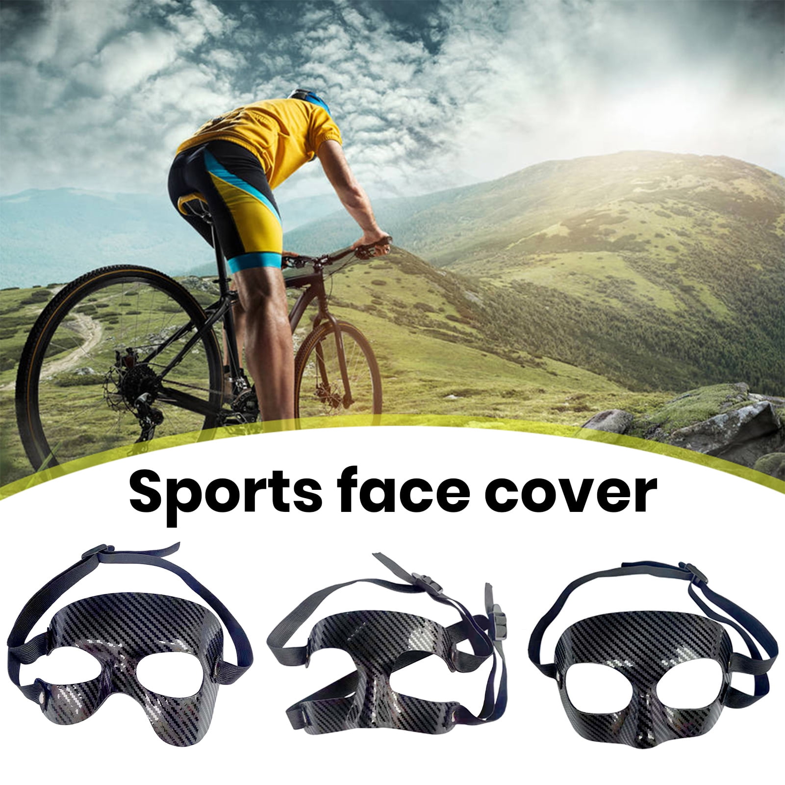 Sports Face Hood Face Guard Face Protection Adjustable Face Shielding ...