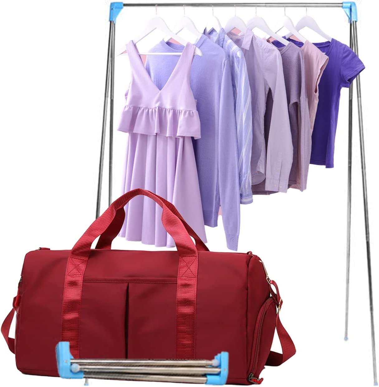 Sports Gym Bag Dance Bag Carry On Weekender Bag for Girls Teen Women, Waterproof Travel Duffle ...