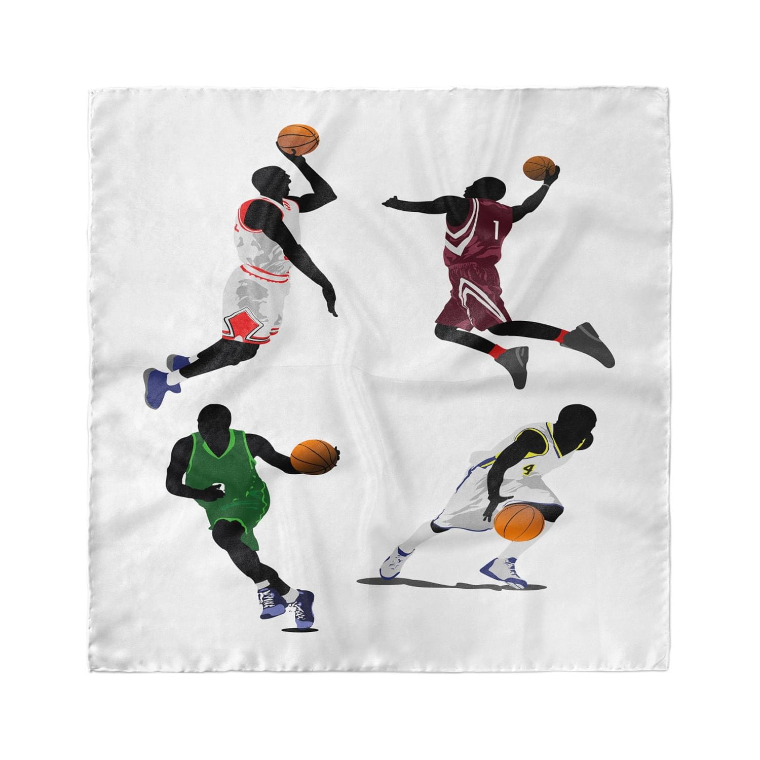 Sports Head Scarf, Basketball Players Sport, Head Wrap, 3 Sizes, by ...