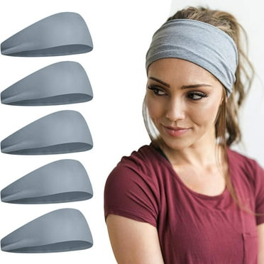 Suddora Adult Solid Color Sweatband Headband, Neon Green - Walmart.com