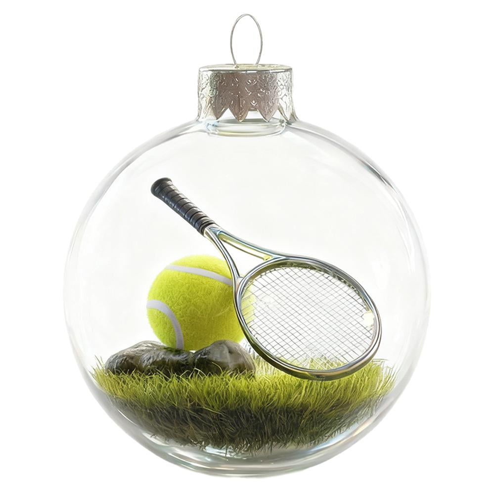 Sports Holiday Ornament,3D Stereoscopic Micro Scene Ball Sports Theme ...