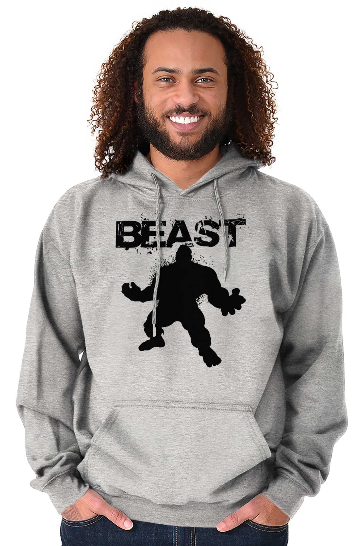 Sports Hooded Sweatshirts Hoodies For Men Giant Beast Bodybuilding Gym ...