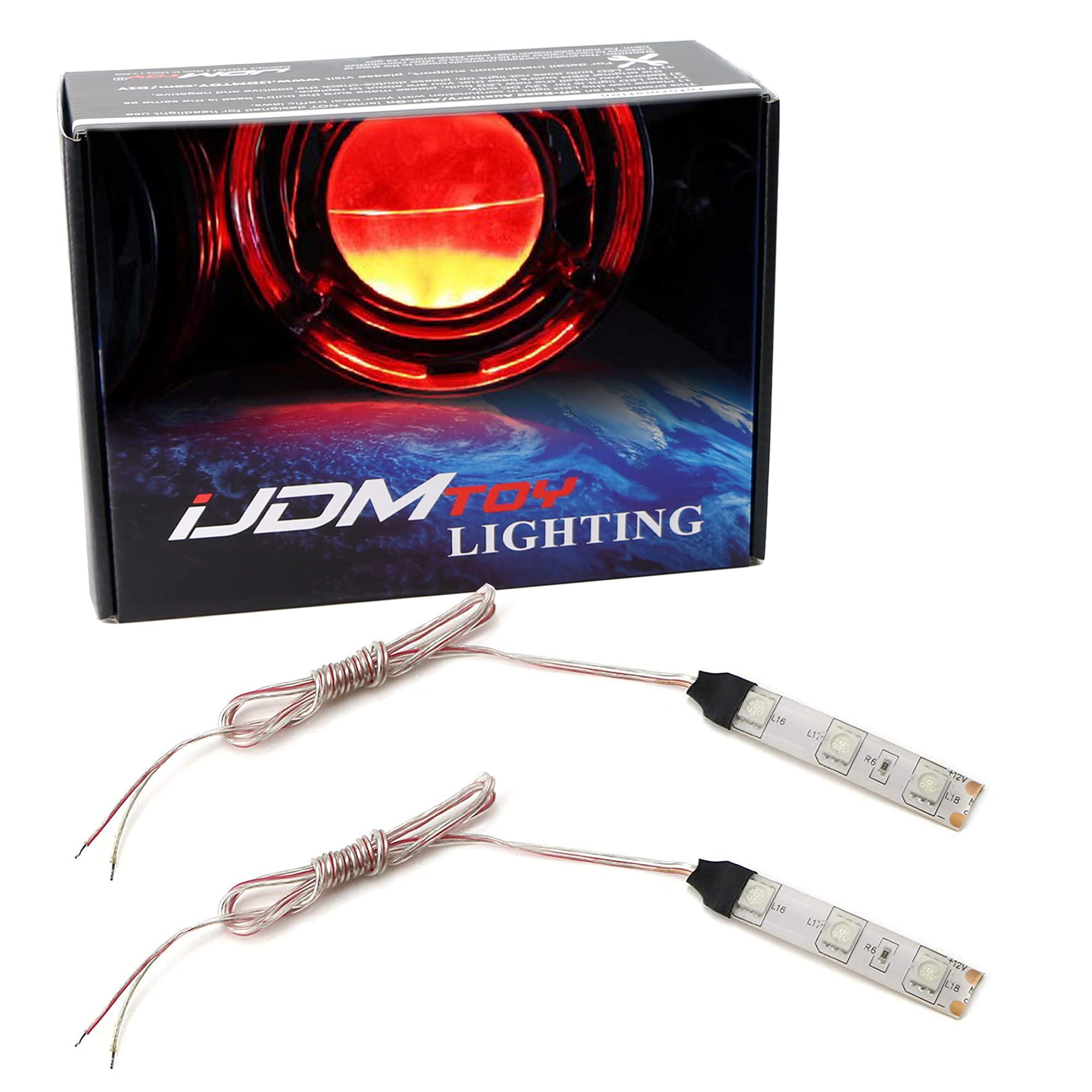 Sports Hot Red Devil Demon Eye LED Strips Modules For Projector Lens ...