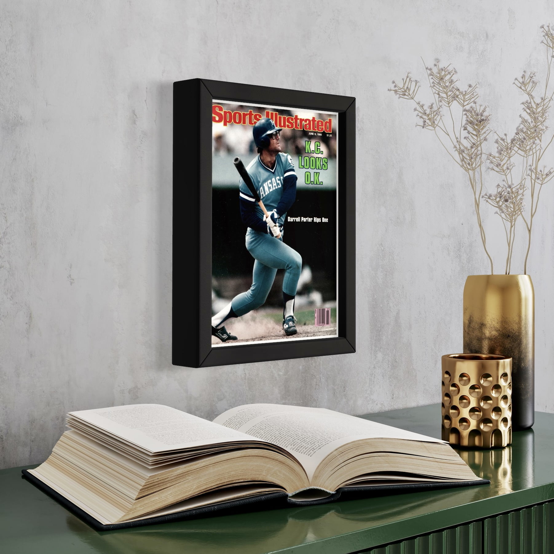 Sports Illustrated (1980's) Magazine Display Frame - Acrylic, Backing ...