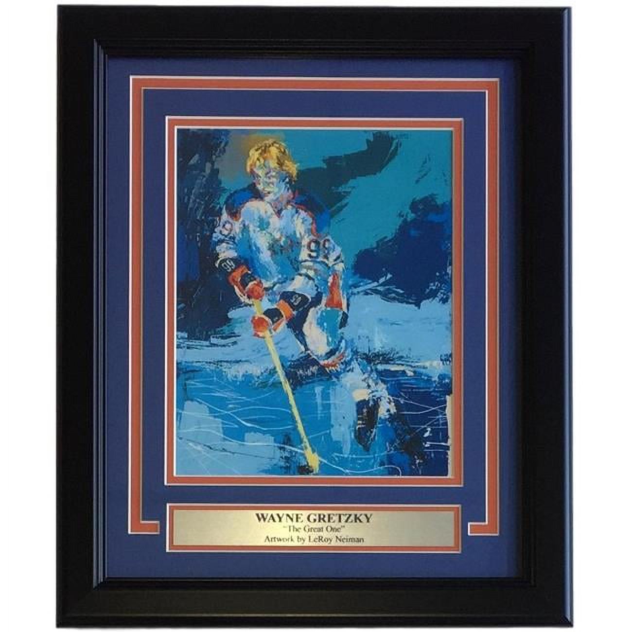Sports Integrity 22345 8 x 10 in. Leroy Neiman Framed Wayne Gretzky the ...