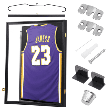 SamyoHome Jersey Display Frame Case, Lockable Jersey Storage Shadow Box ...