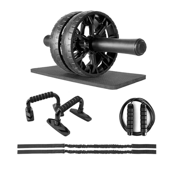 Sports Jump Rope and Abdominal Wheel Combo Set, Home Use Abdominal ...