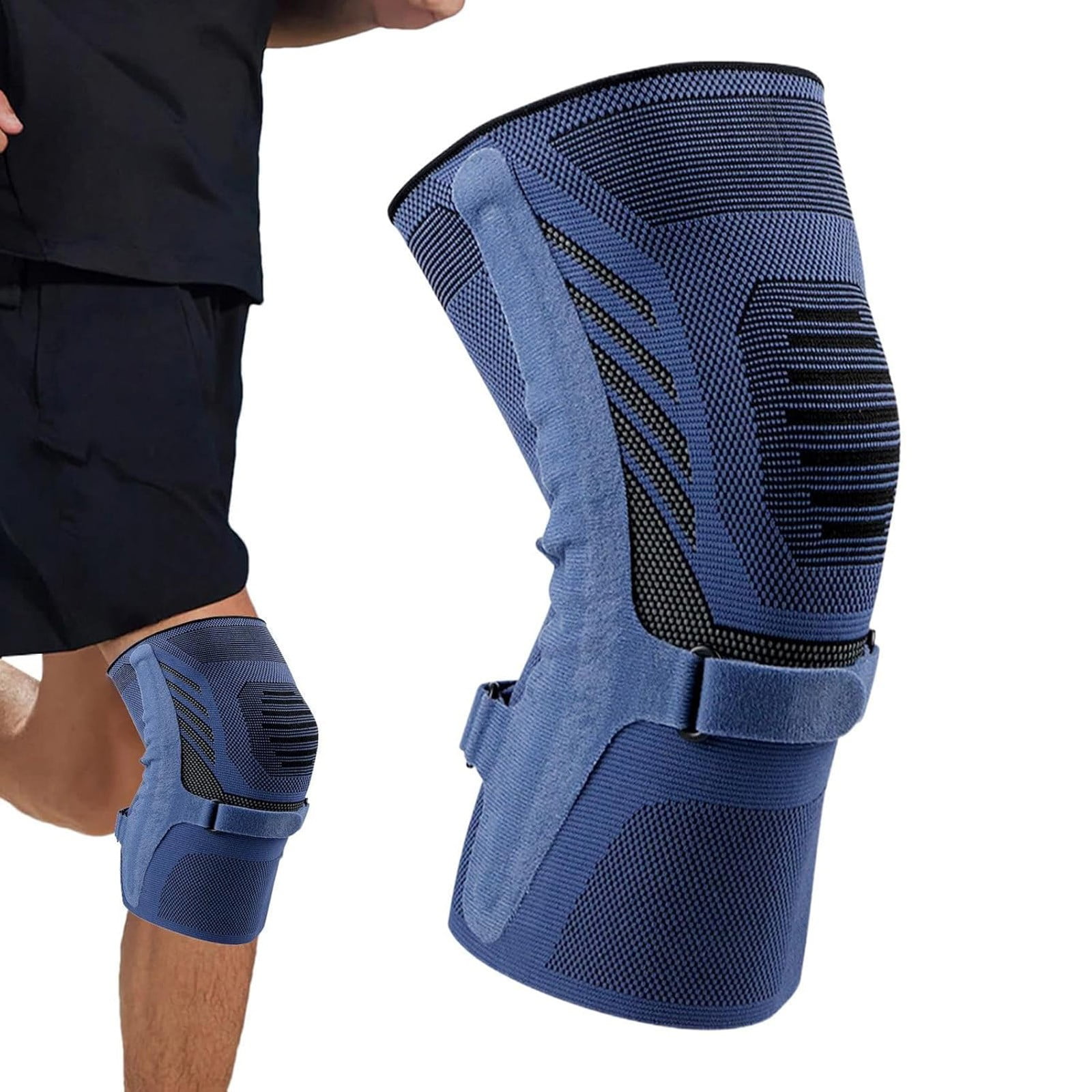 Sports Knee Brace with Adjustable Strap Support, Patellar Stabilizer ...