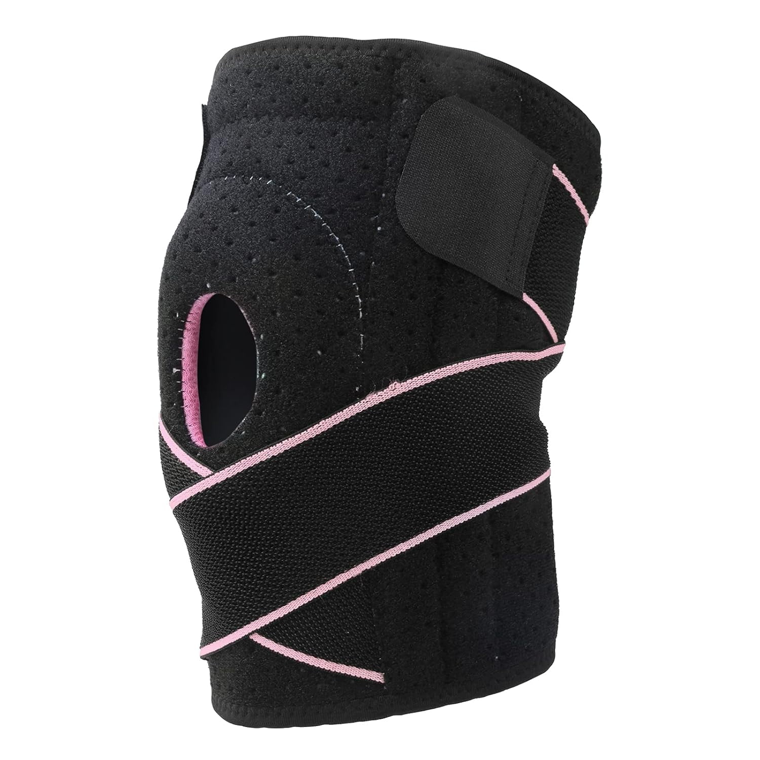 Sports Knee Protective Brace, with Side Stabilizers & Patella Gel Pads ...