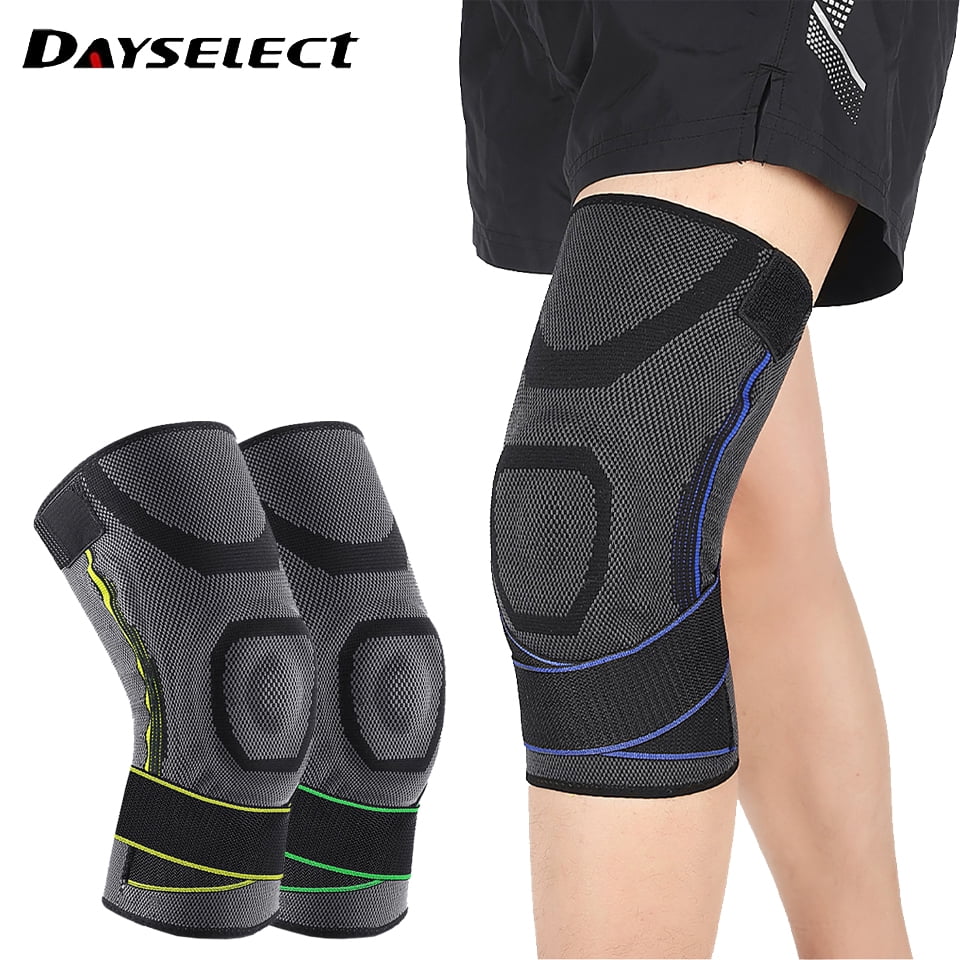 Sports Knee Support Compression Sleeves Joint Pain Arthritis Relief ...