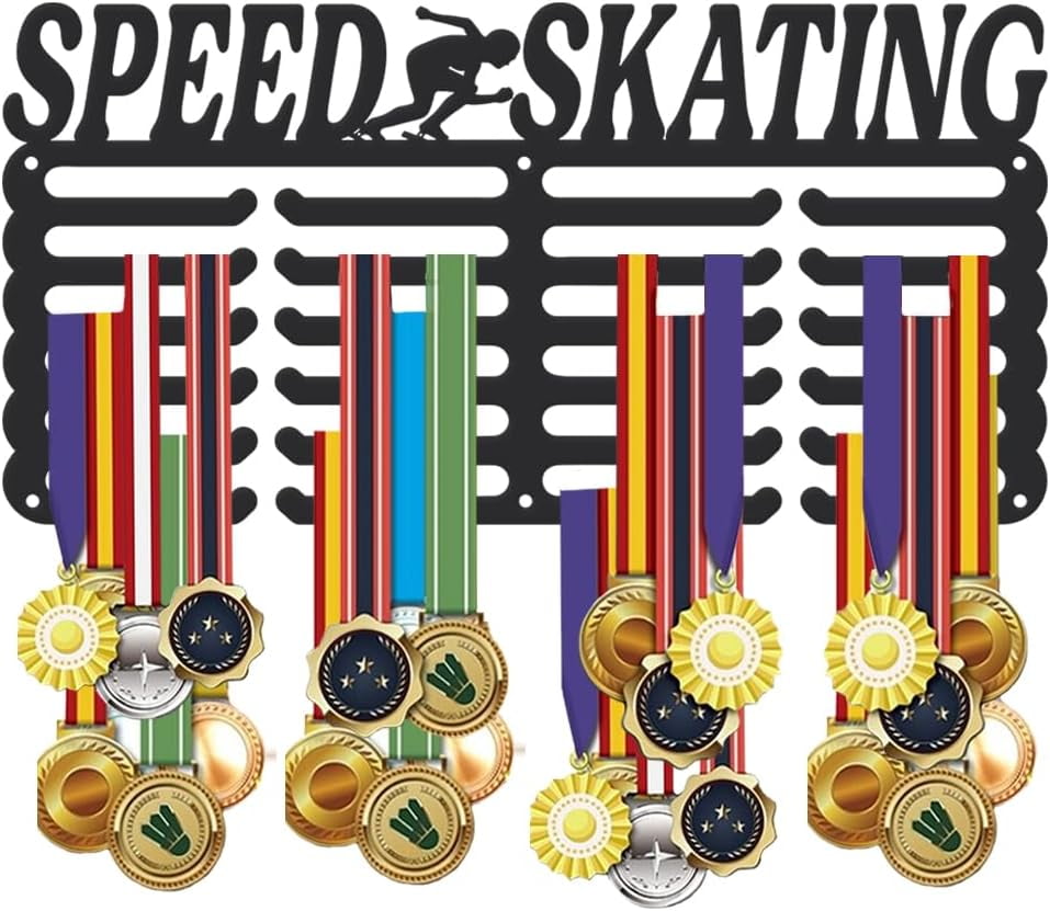Sports Medal Hanger Display Award Metal Holder with Hooks Rack Medal ...