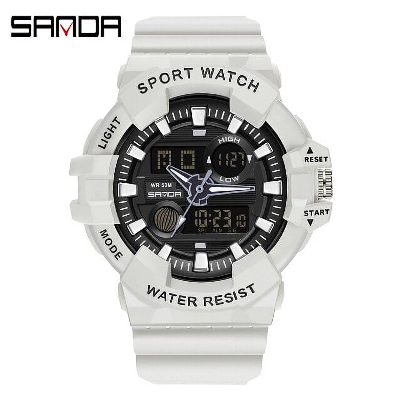 Sports Men's Watches SANDA 780 Top Brand Luxury Military Quartz Watch Men Waterproof S Shock ...