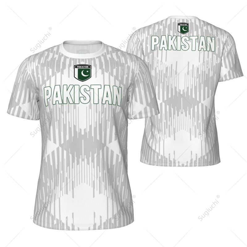 Sports Mesh T-shirt Pakistan Flag For Running Bike Soccer Tennis ...