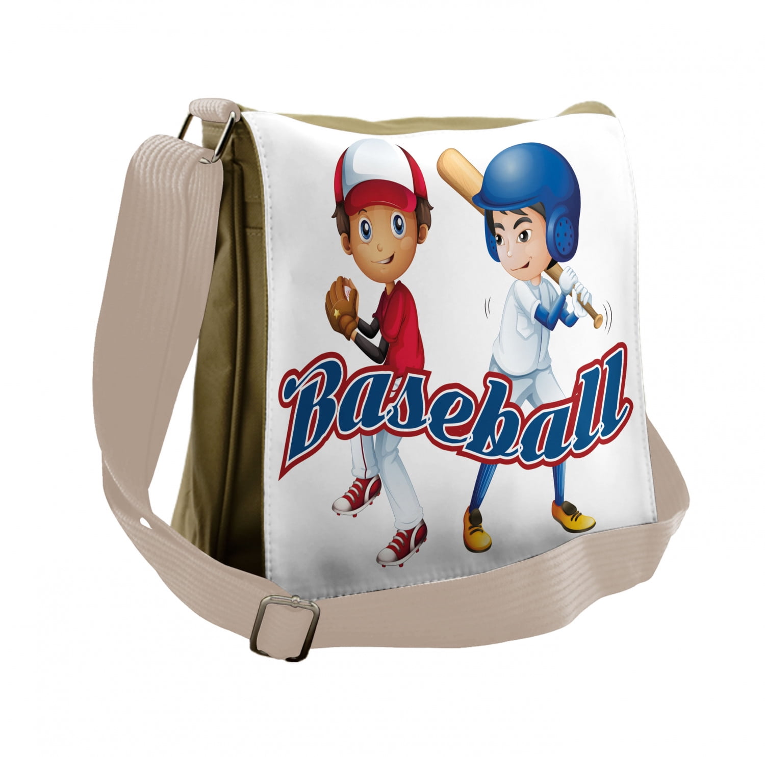 Sports Messenger Bag, Baseball Pitching, Unisex Cross-body, by ...