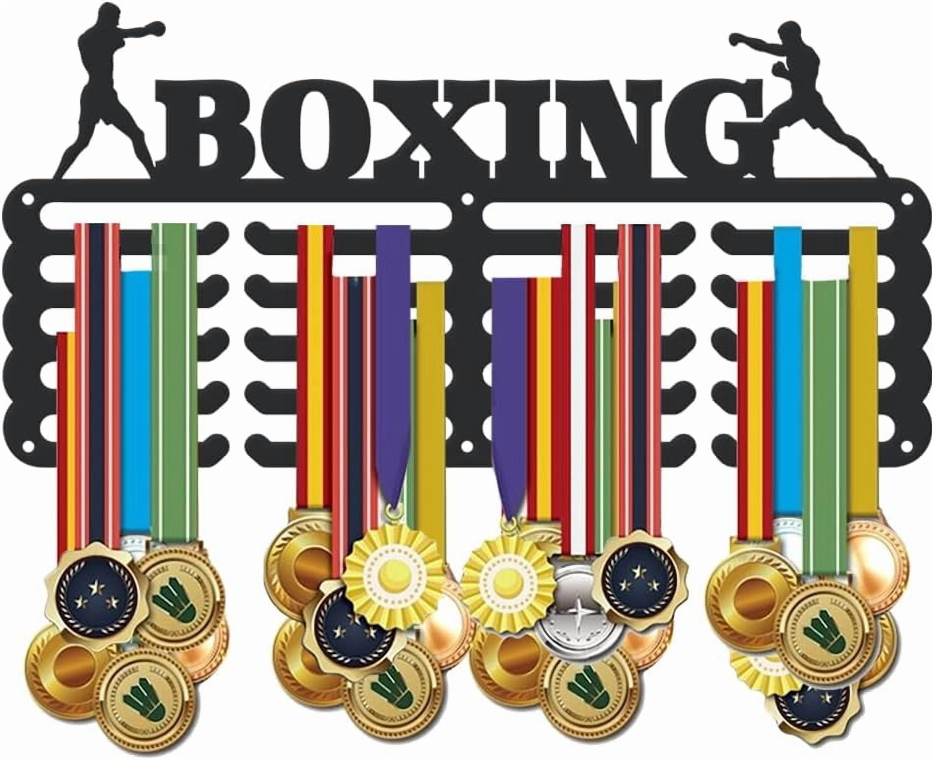 Sports Metal Medal Holder Medals Display Hanger Rack Awards Ribbon Rack ...