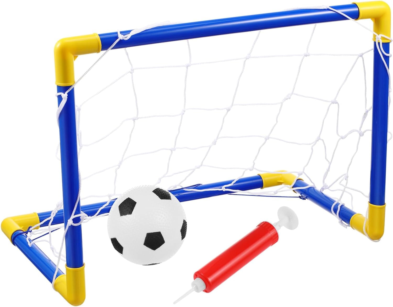 Sports Mini Soccer Goal Set Portable Backyard Indoor Mini Football Net ...