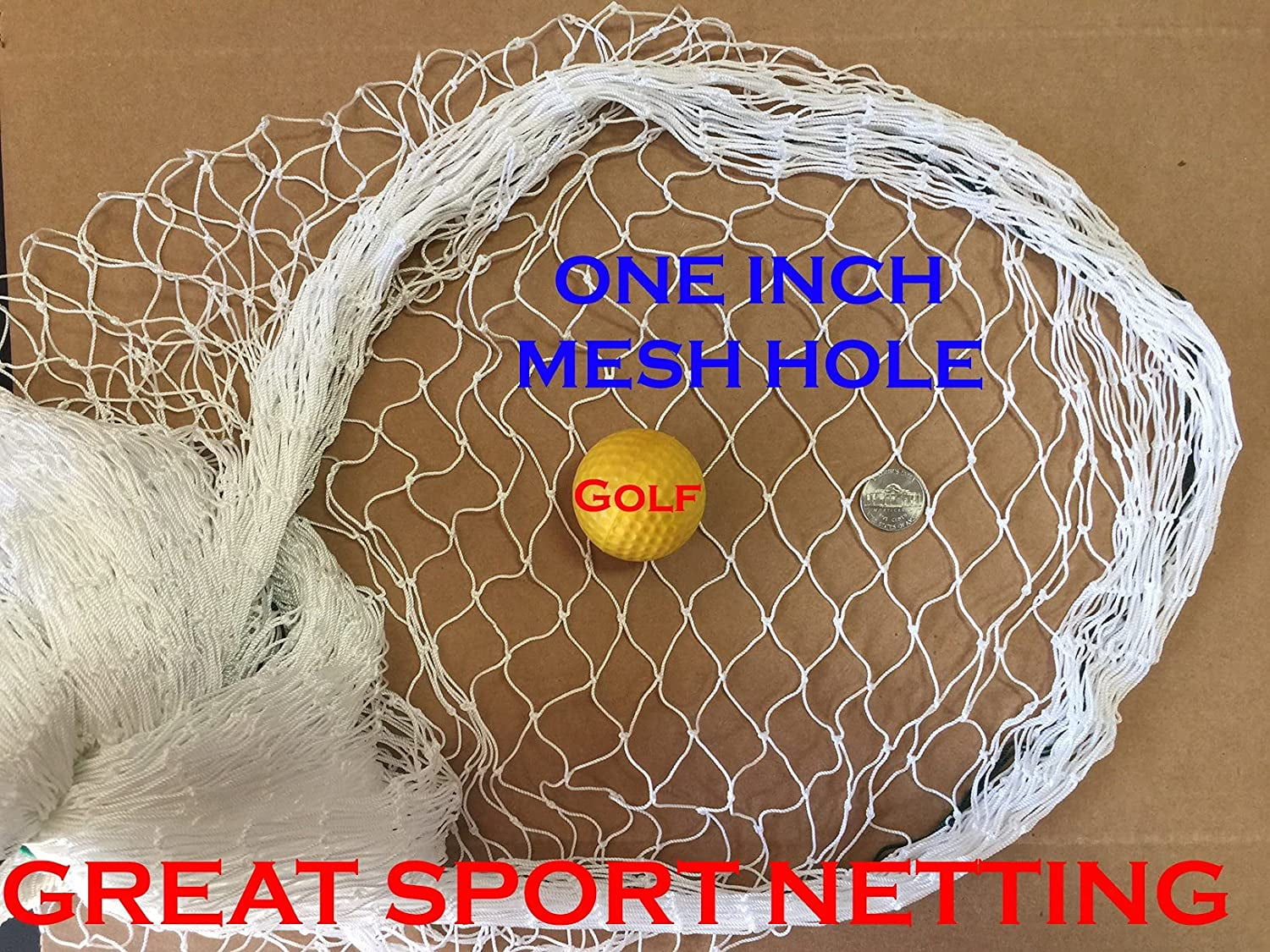 Sports Net 10 FT x 25 FT New Sport Netting for Street Hockey, Golf ...