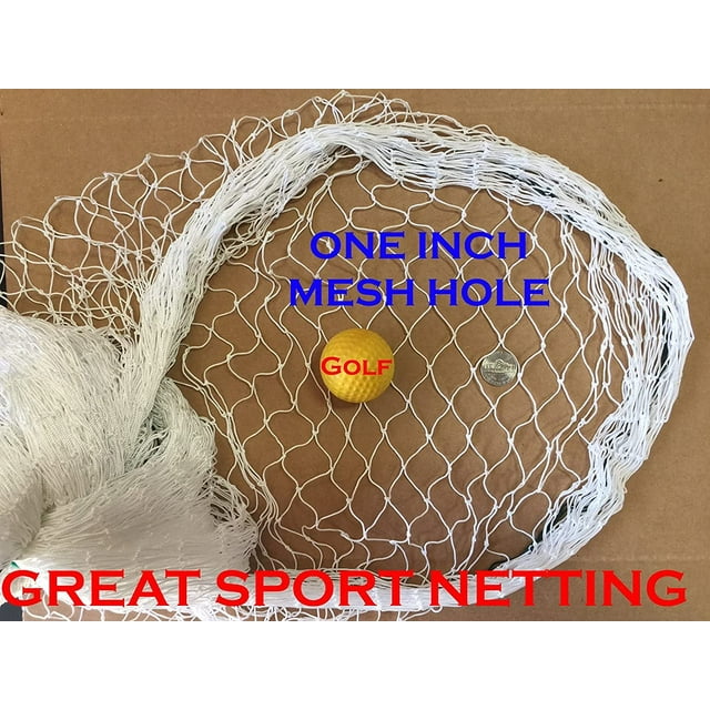 Sports Net 10 FT x 25 FT New Sport Netting for Street Hockey, Golf ...