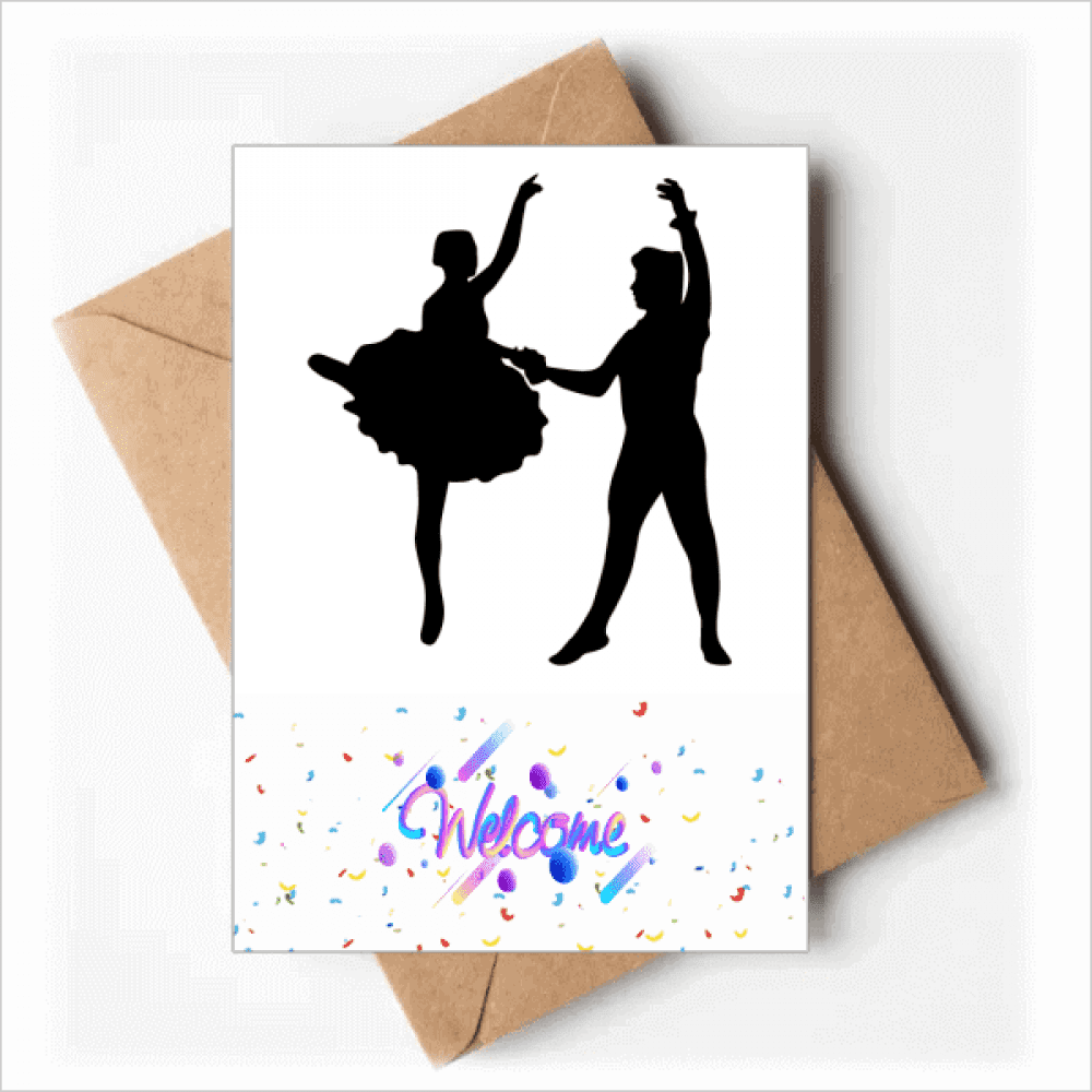 Sports Performance Dancer Duet Dance Welcome Back Greeting Cards ...